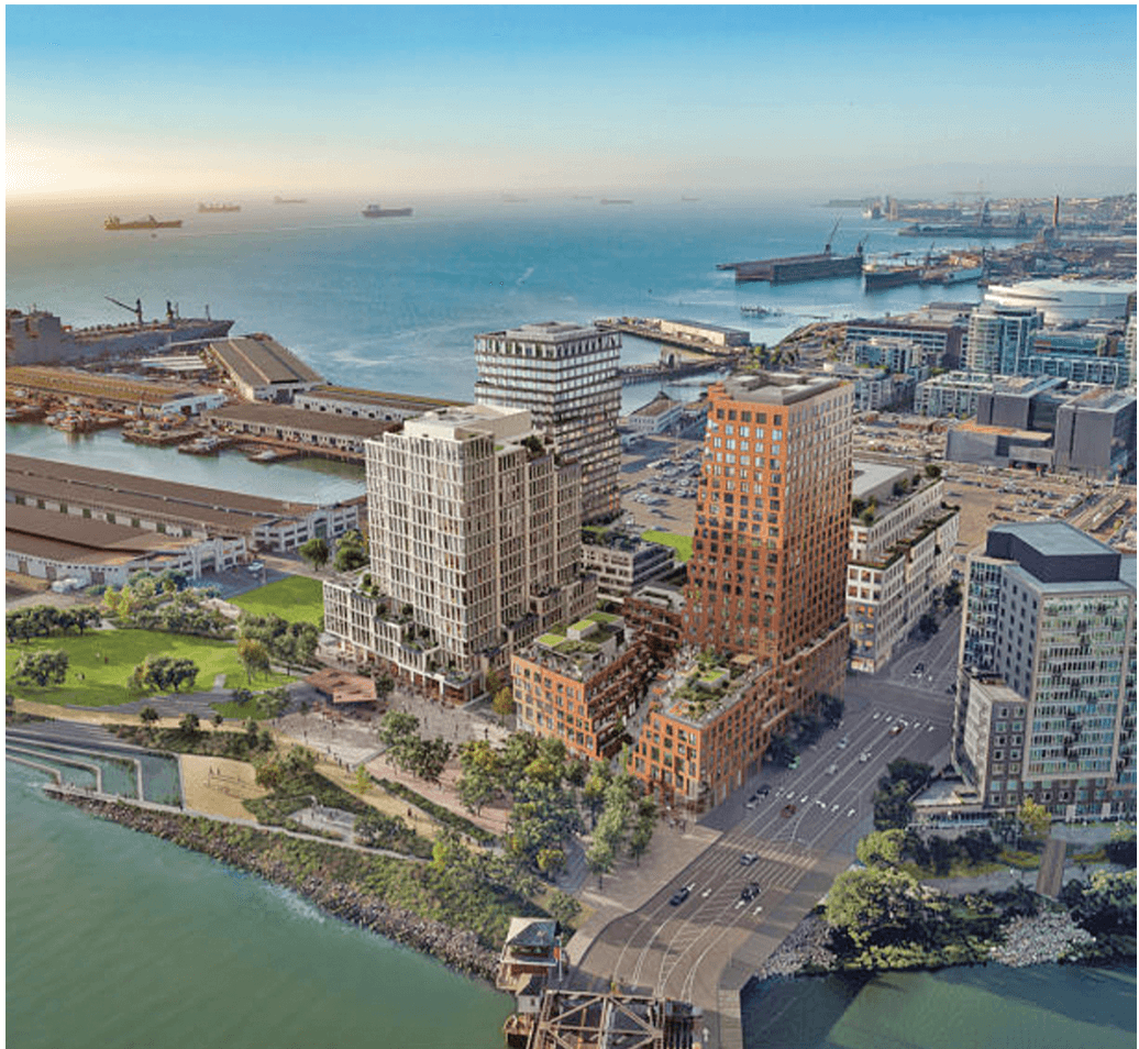 The Canyon in Mission Rock Nearing Completion - Potrero View